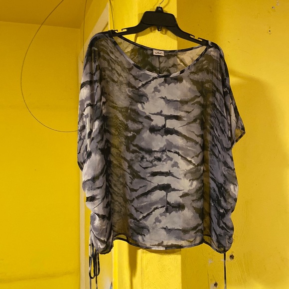 Vintage | Tops | Sheer Tiger Strip Top From The 9s | Poshmark